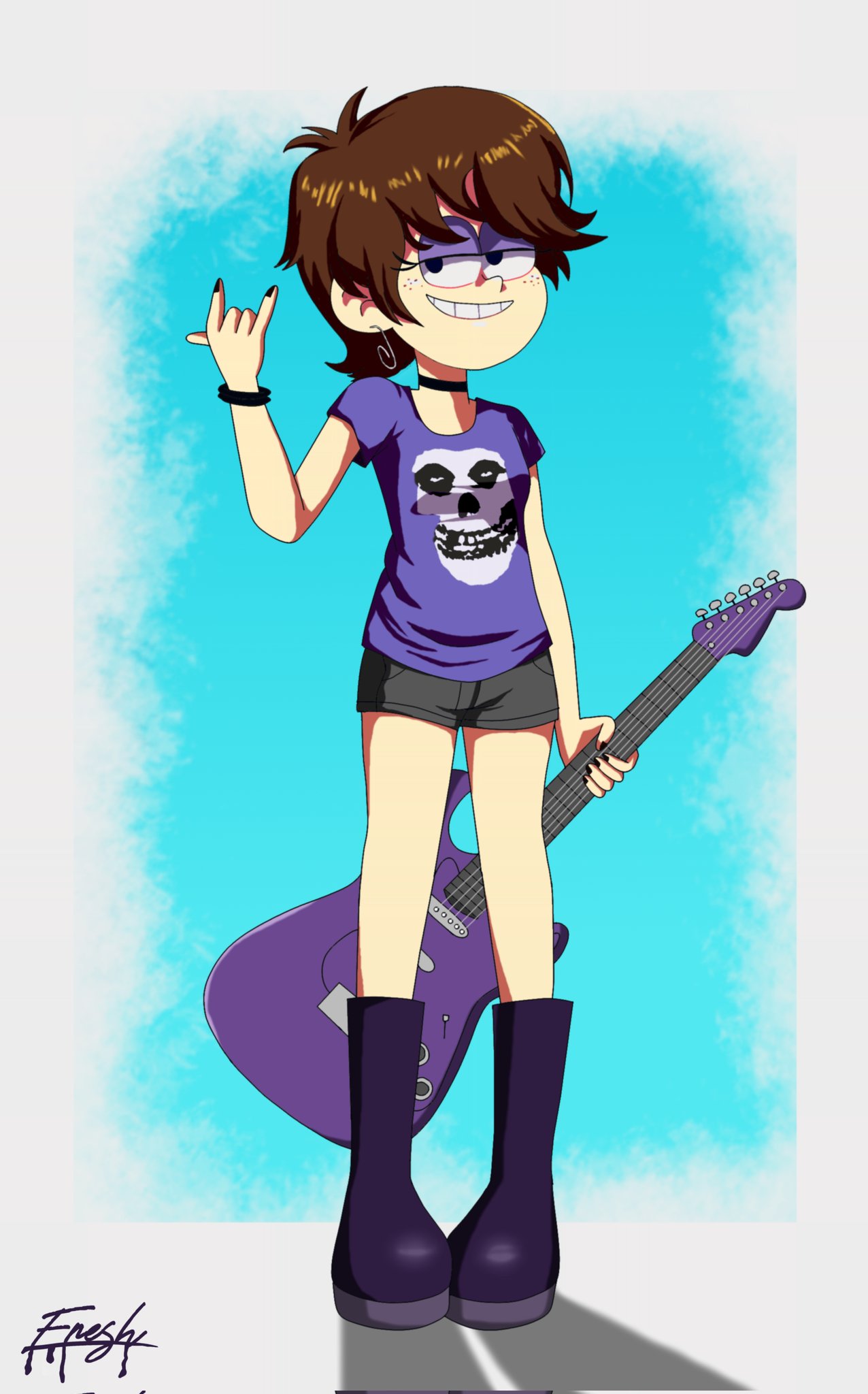 Freshy Guap on Twitter: "Luna!!! 🌙🤟 #fanart #TheLoudHouse #LunaLoud https://t.co/y6m6vlZ0om ...