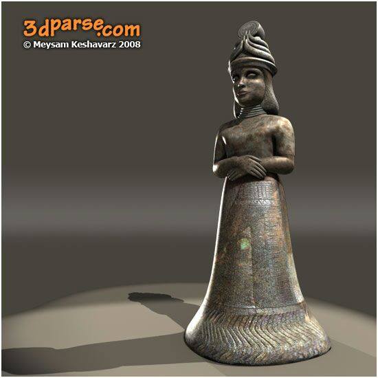 Statue Of Queen Napir Asu