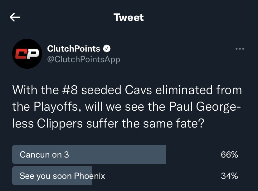 ClutchPoints on Twitter: "Guess majority of the ClutchFam called it 🤷‍♂️ https://t.co/CUQTqgyCUi ...