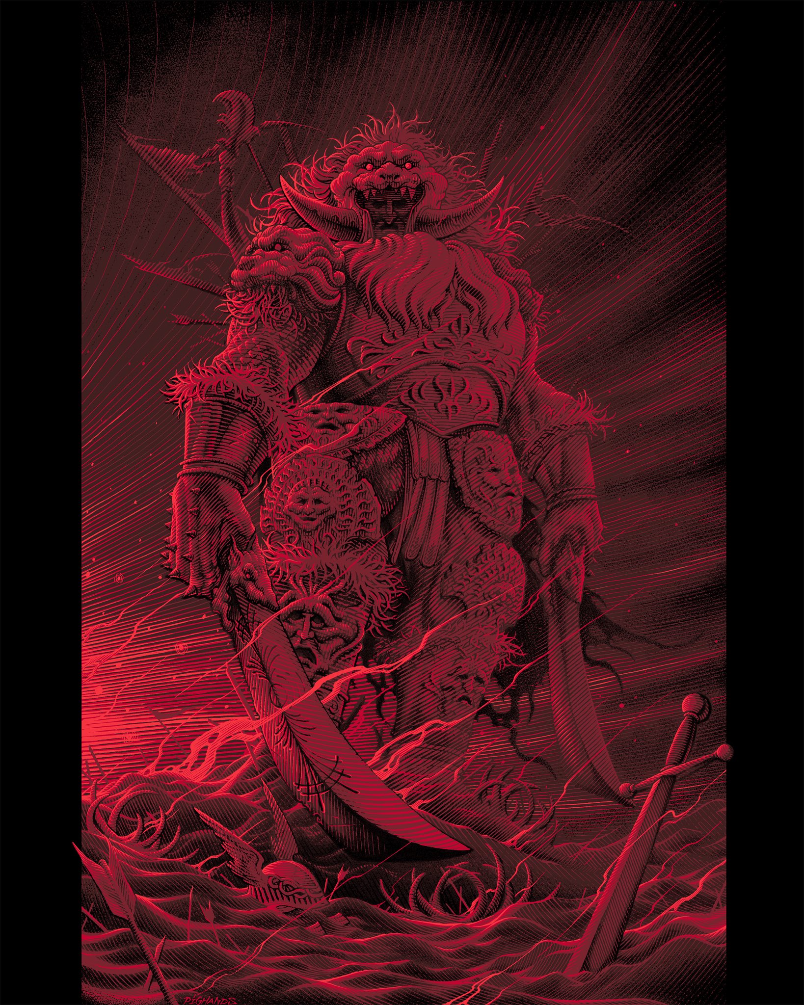 Pig Hands on Twitter: "Elden Ring’s Starscourage General Radahn #EldenRingFanart #PortfolioDay # ...