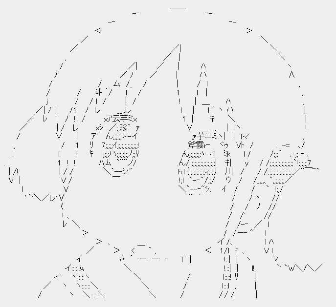 Ascii Art Anime