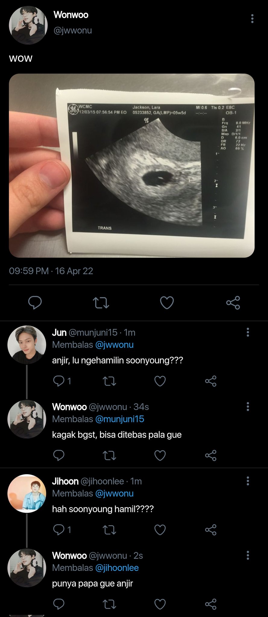 𝙘𝙞𝙨 | kinda ia on Twitter: "703. Cuitan dan tanggapan dari anak-anak Seungcheol dan Jeonghan ...