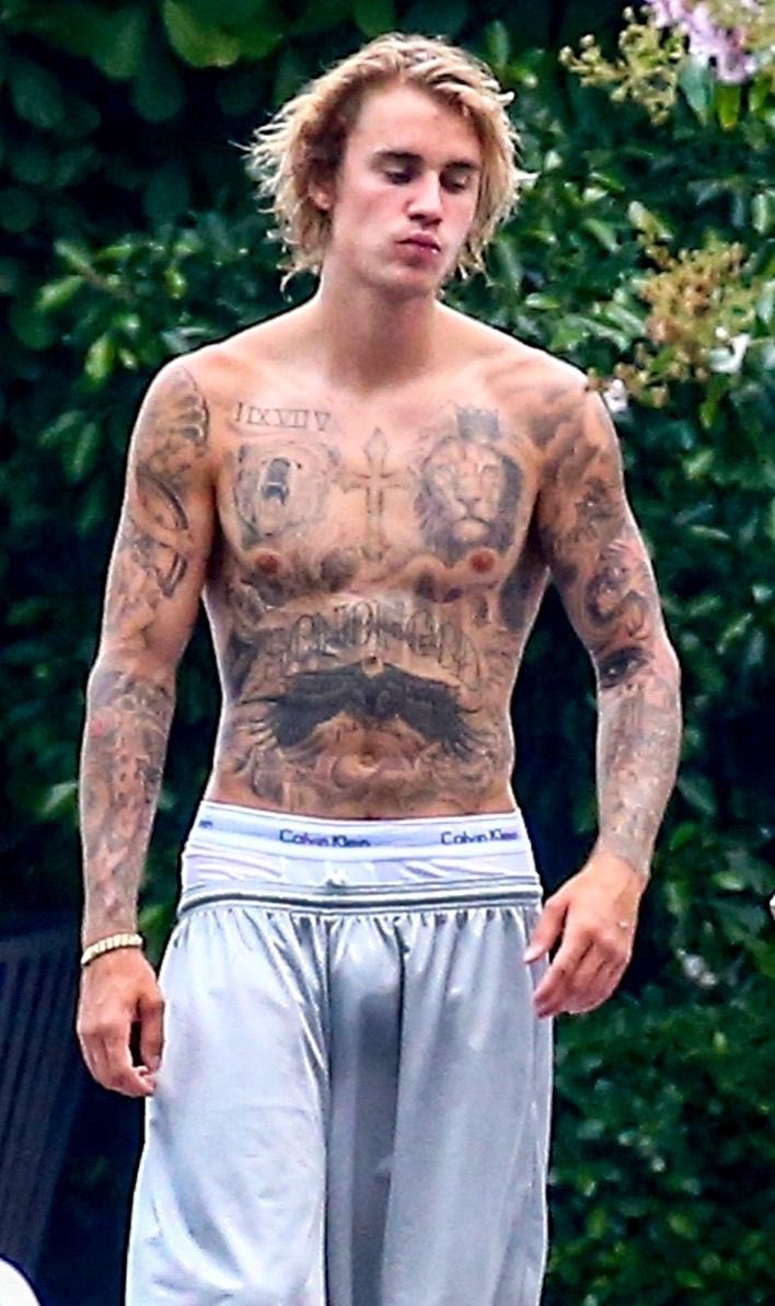 Justin Bieber Body Tattoo 2022