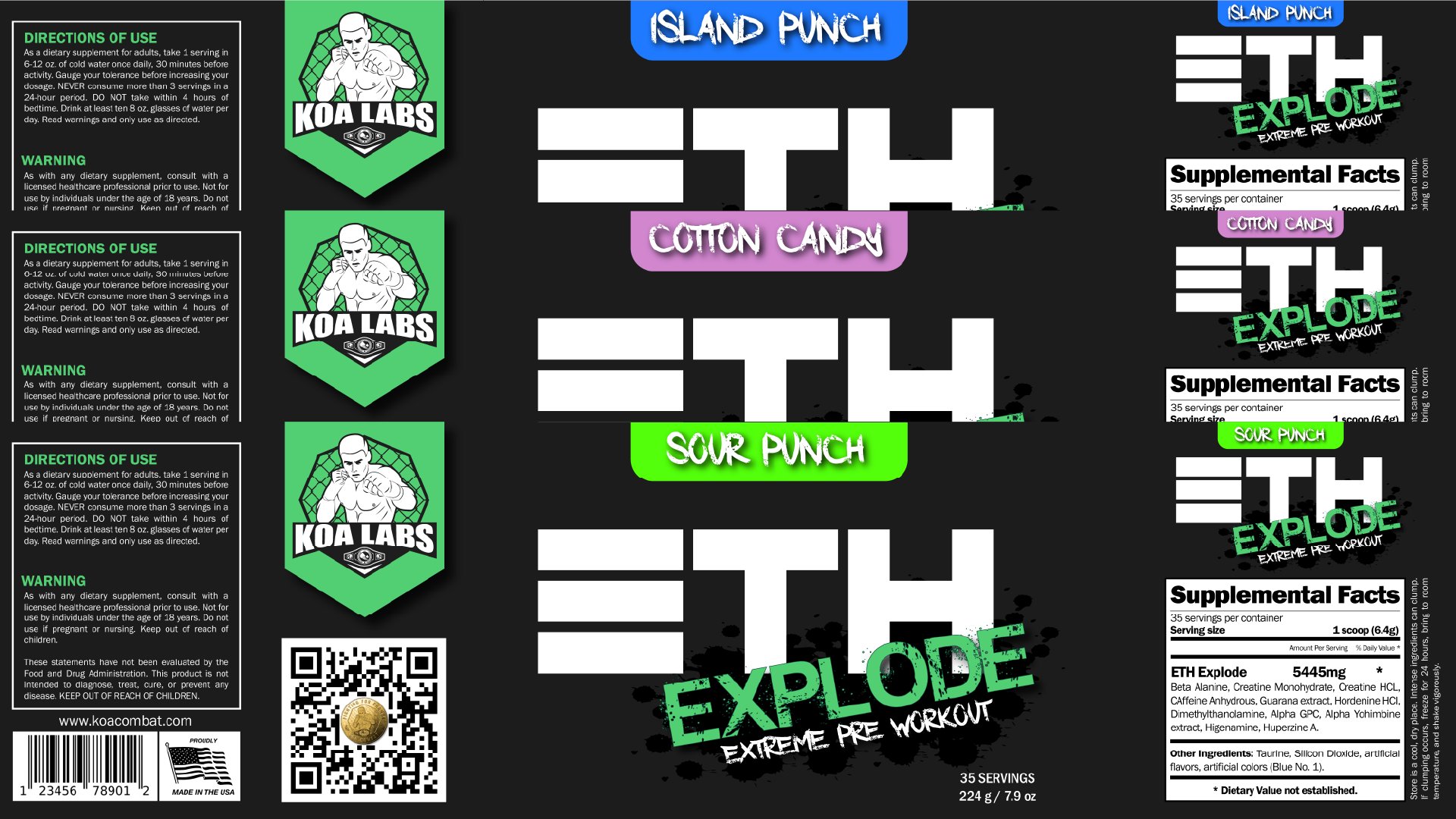 Koa Combat Token - Official on Twitter: "🔥KOA LABS EXTREME PRE WORKOUT FORMULA, "ETH EXPLODE ...