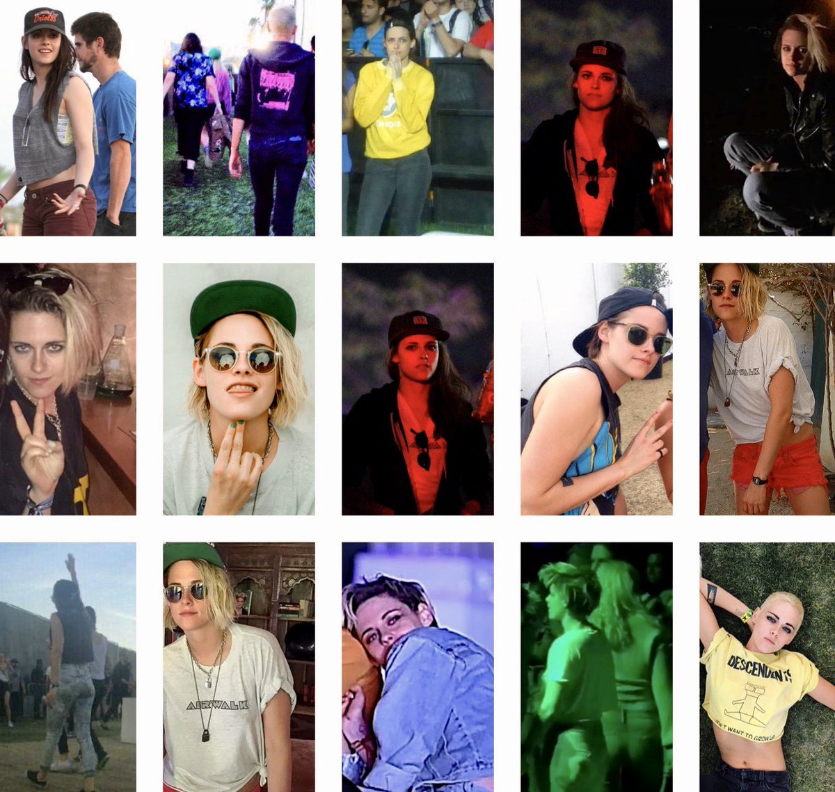 Kristen Stewart Sonriendo Collage