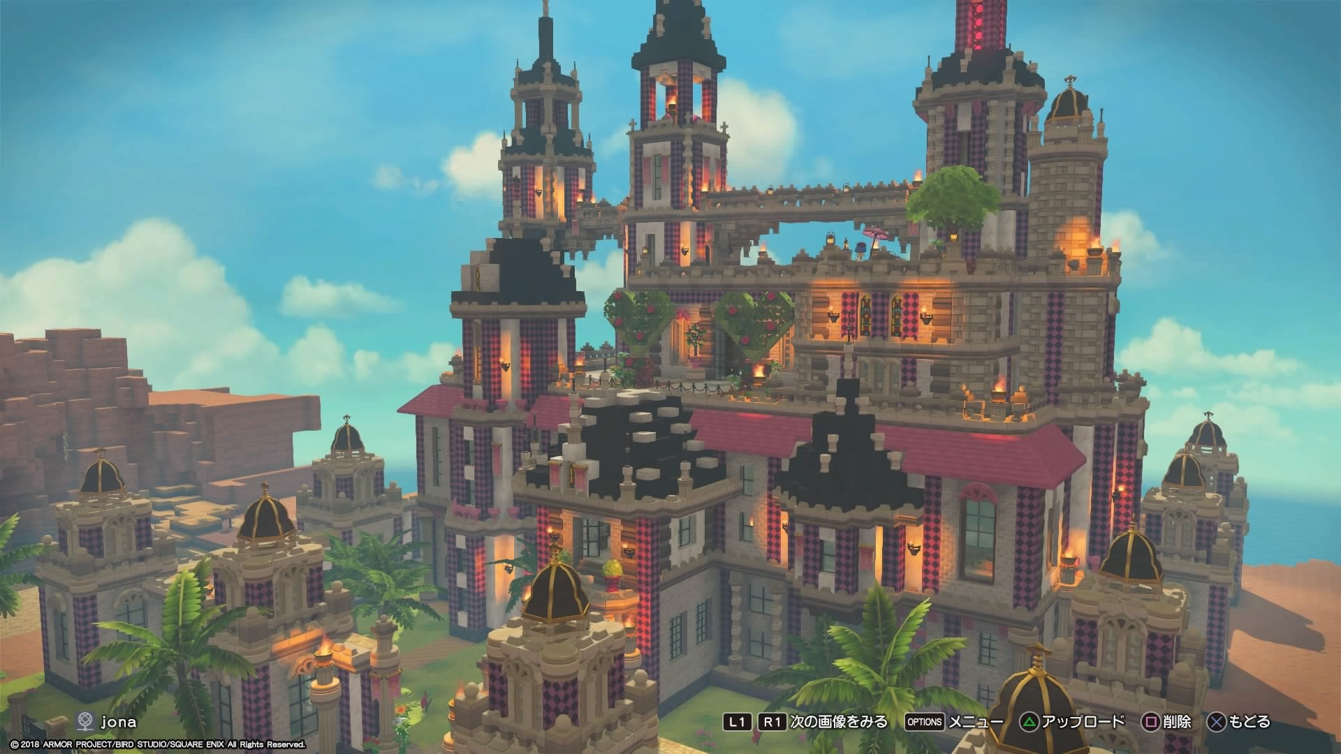 ハイジ@DQB2 on Twitter: "お城の外観デケタ〜〜〜！！ 内装はまだ、1部だけw 3、4枚目はかなり昔のでbefore Afterの参考としてw あとは、周りに道作ったり他の建物 ...