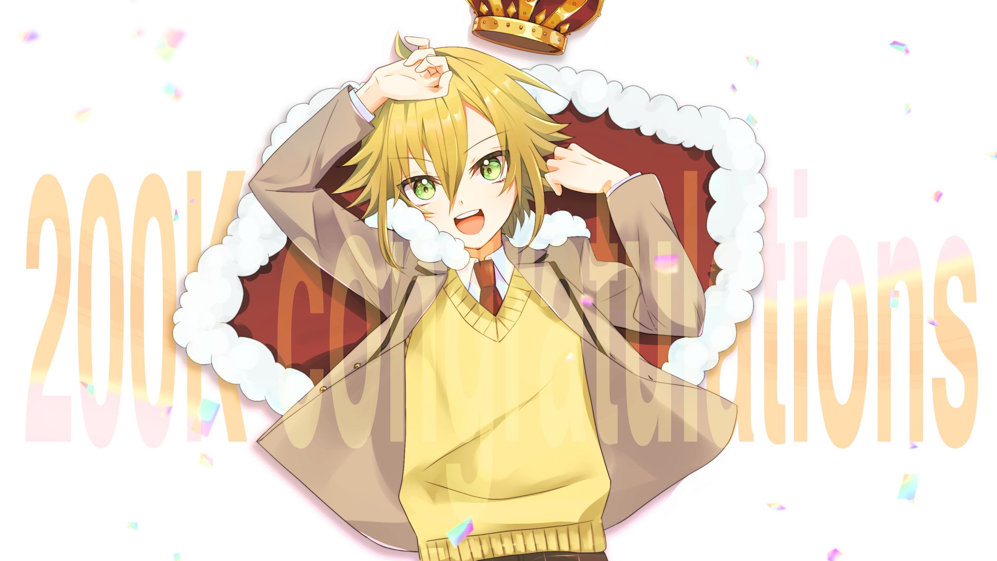 いしすこ on Twitter: "RT @amefurashi101: コウ20万人おめでとう！俺たちを20万人の中の一人にしてくれてありがとう ＃絵画コウ ＃QEDWIN https ...