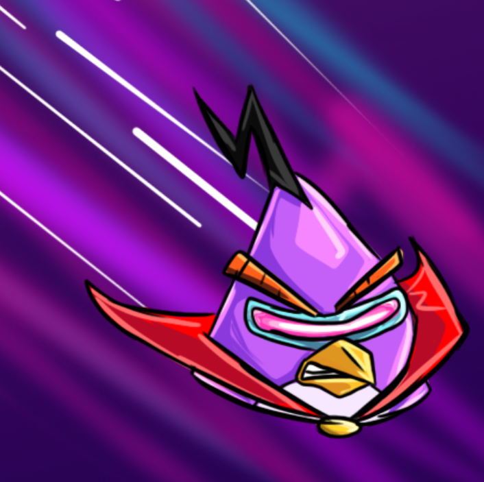 Angry Birds Space Purple Bird Drawing