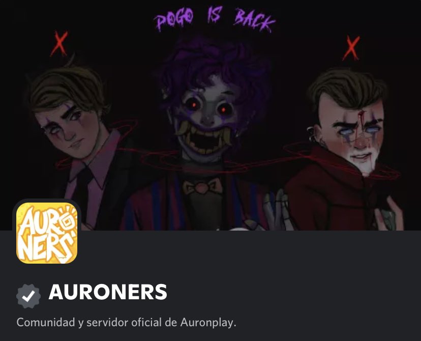 Info Auron on Twitter: "📢 || ¡Nuevo banner en el Discord de Auron! 👀 https://t.co/gxtMpLqSRA ...