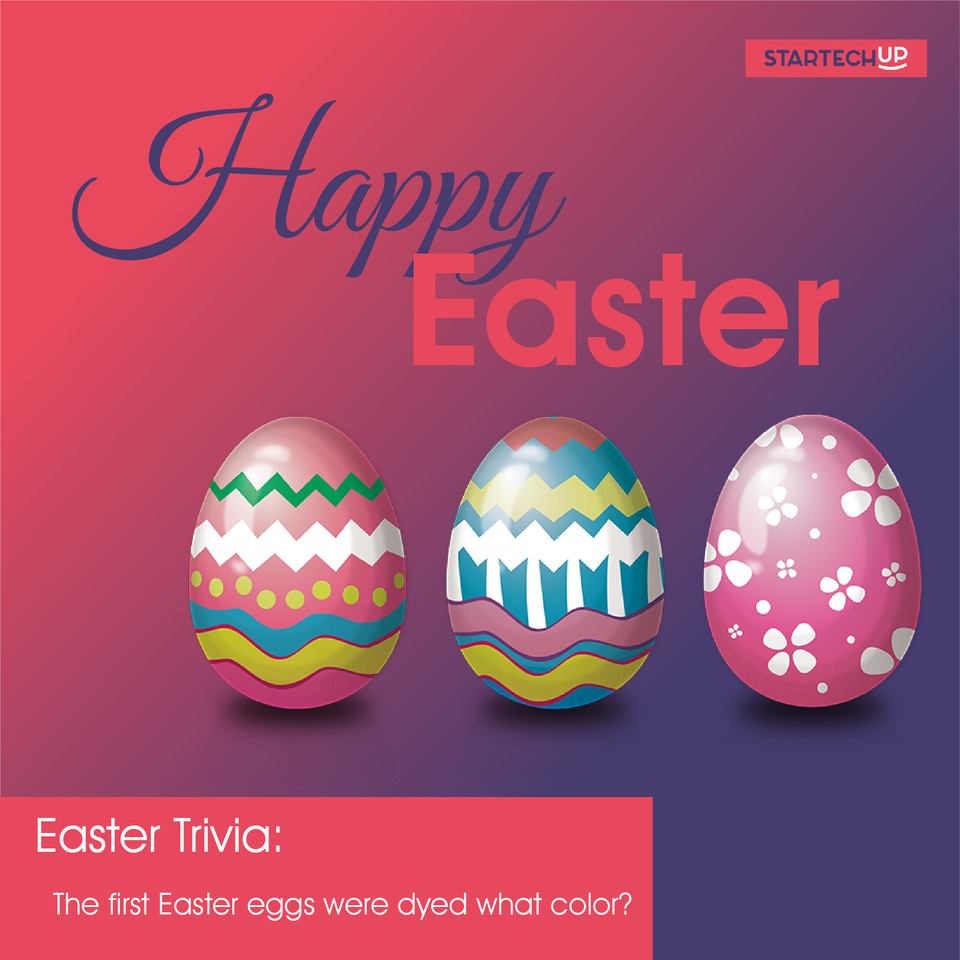 StartechUP on Twitter: "Happy Easter Sunday! Instead of egg hunting, we have some trivia for you ...