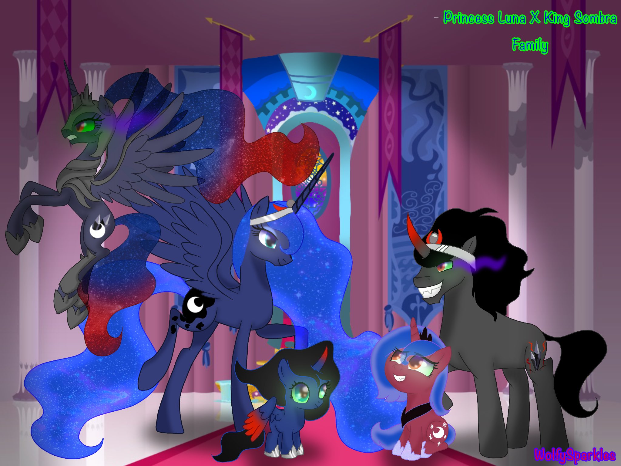 My Little Pony Princess Celestia Family