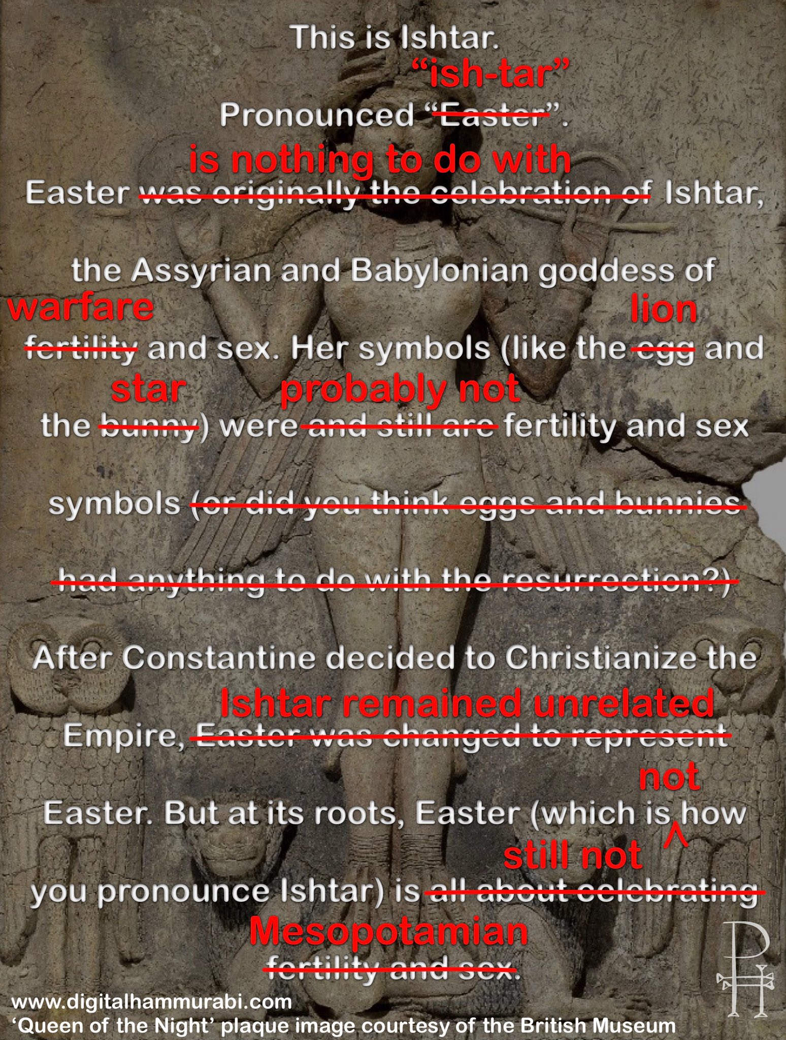 Ishtar Goddess Easter