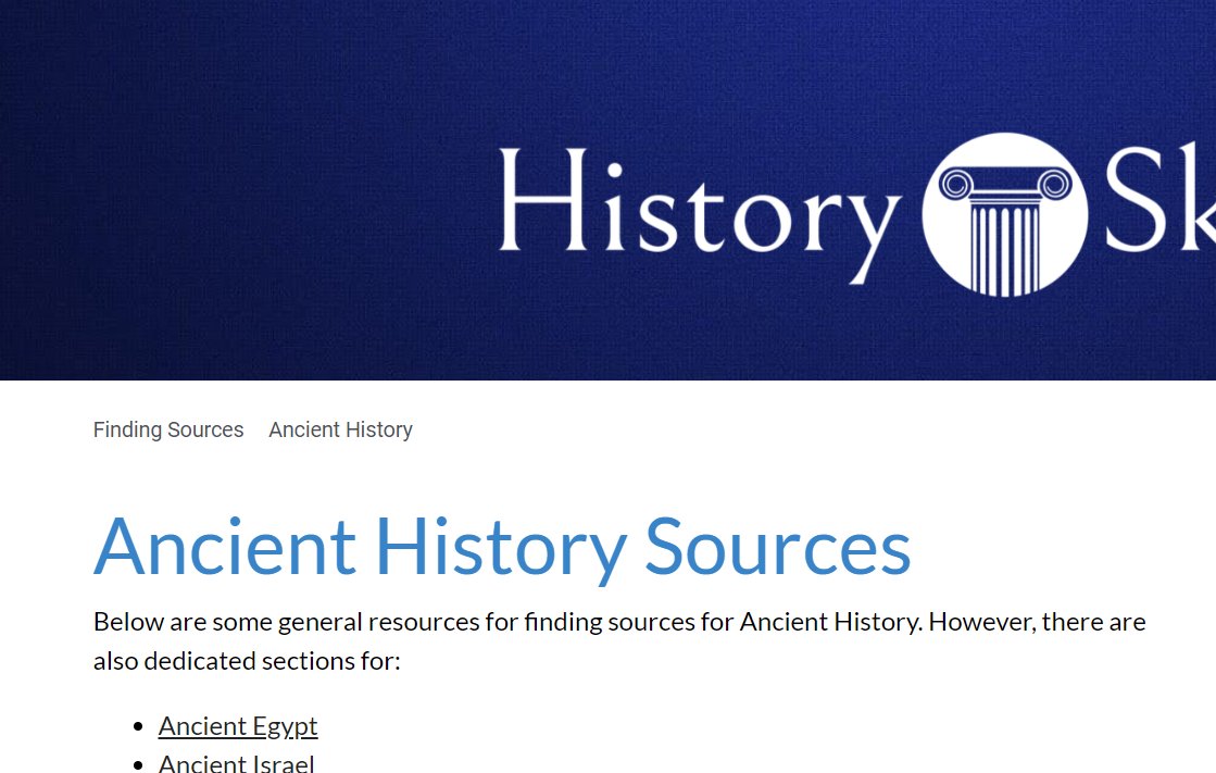 History Skills on Twitter: "Doing an ancient history research task and ...