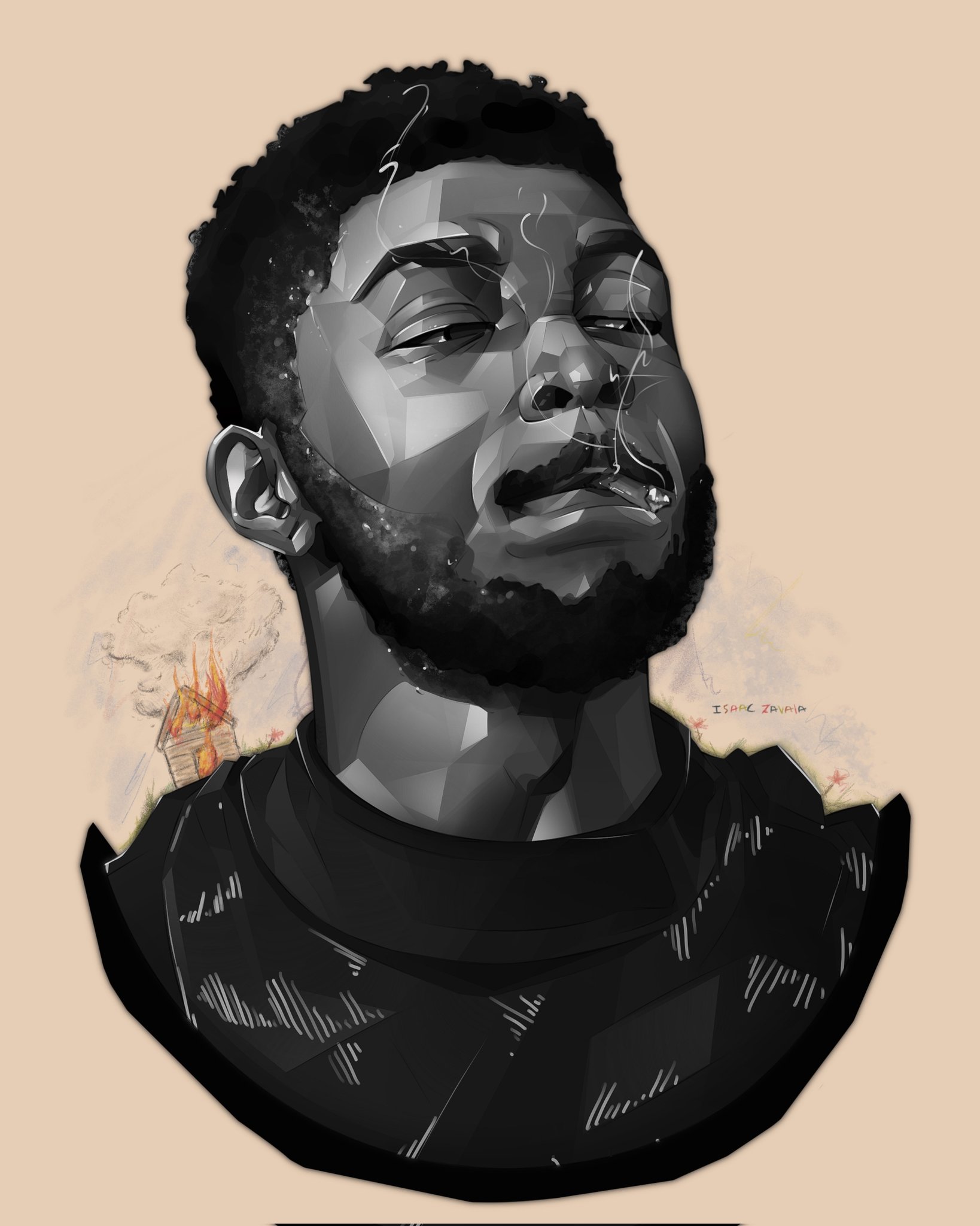 Isaiah Rashad 2022 Hair