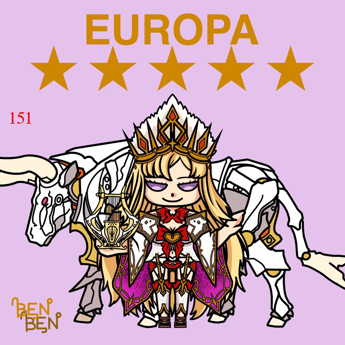 FGO「#115 エウロペ#FGO #べんべん一日一絵 」|BENBEN/BBBのイラスト