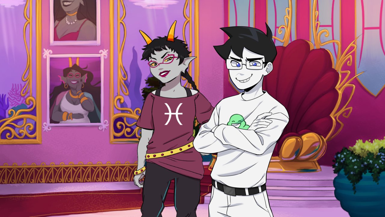 Meenah Homestuck Sprite