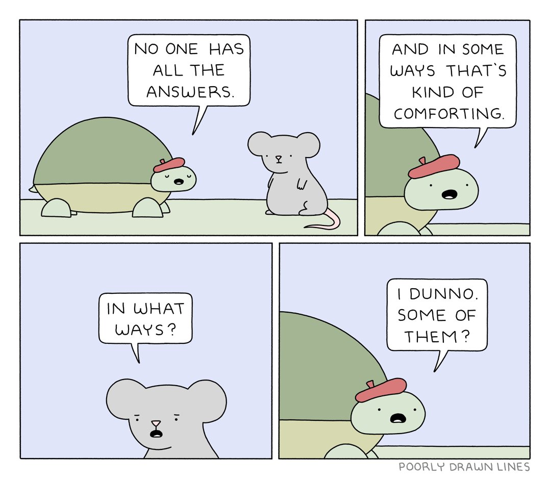 「try something 」poorly drawn linesの漫画