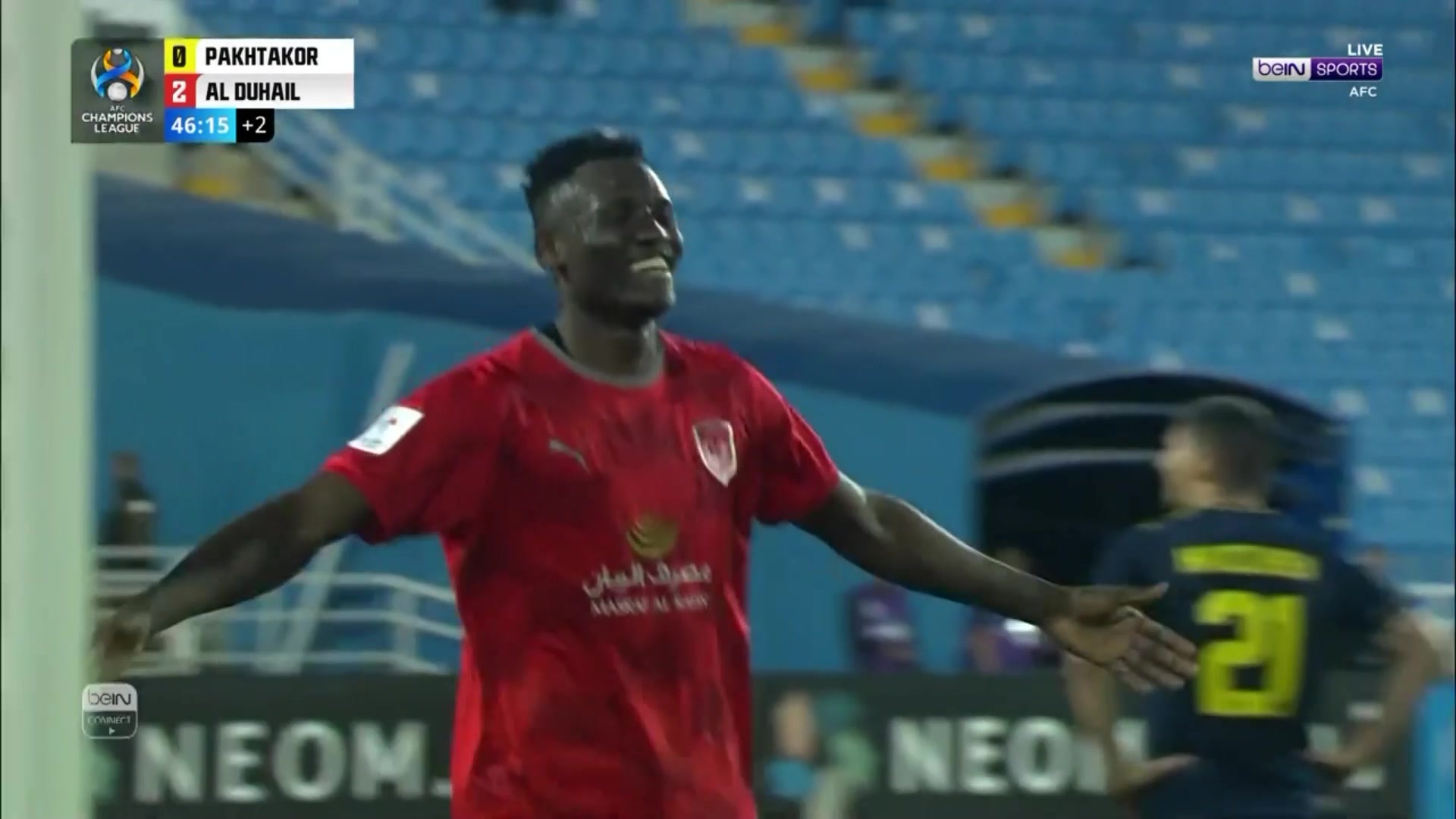 Bein Sports On Twitter ⚽️ أولونغا يعزز تقدم الدحيل 🇶🇦 قبل نهاية الشوط