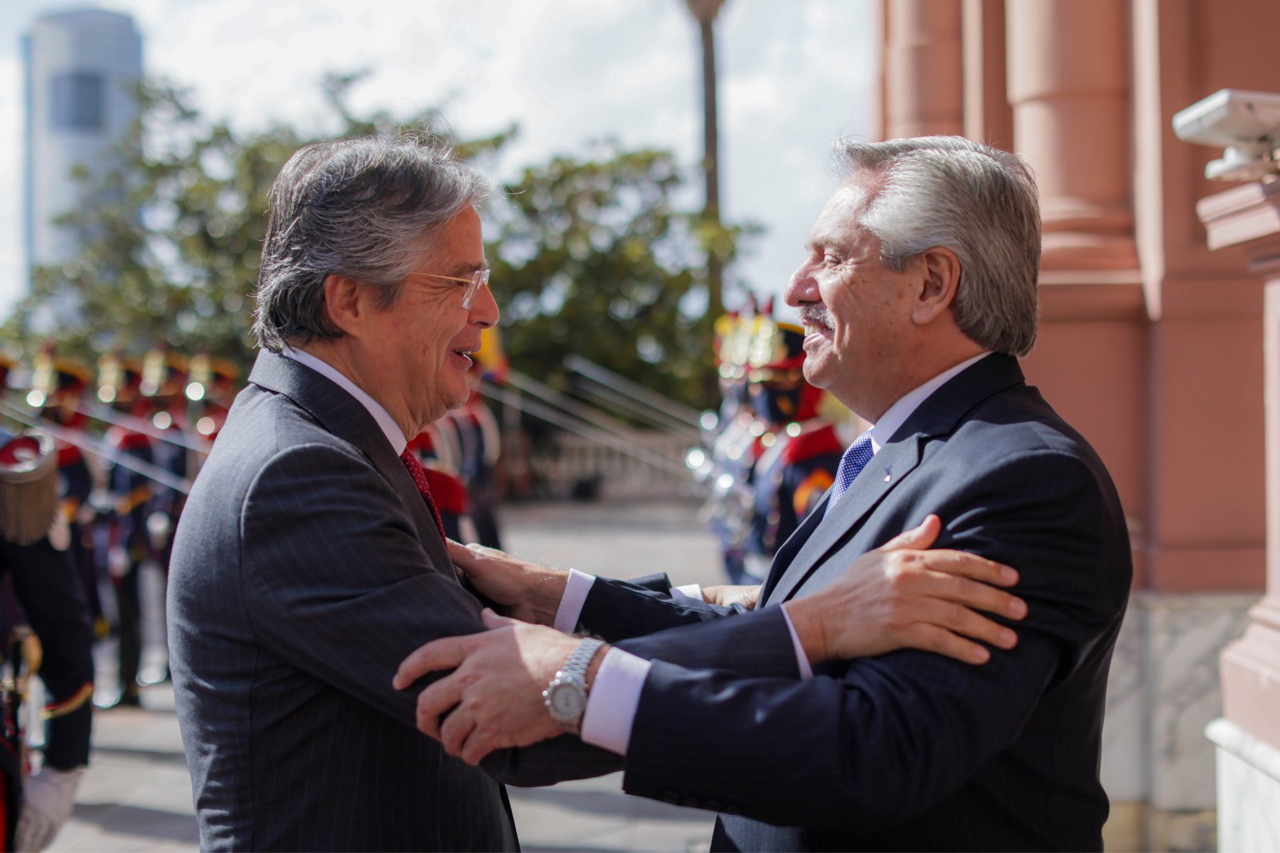 Casa Rosada on Twitter: "🇦🇷🇪🇨 Visita del presidente @LassoGuillermo 👇 El presidente @alferdez ...
