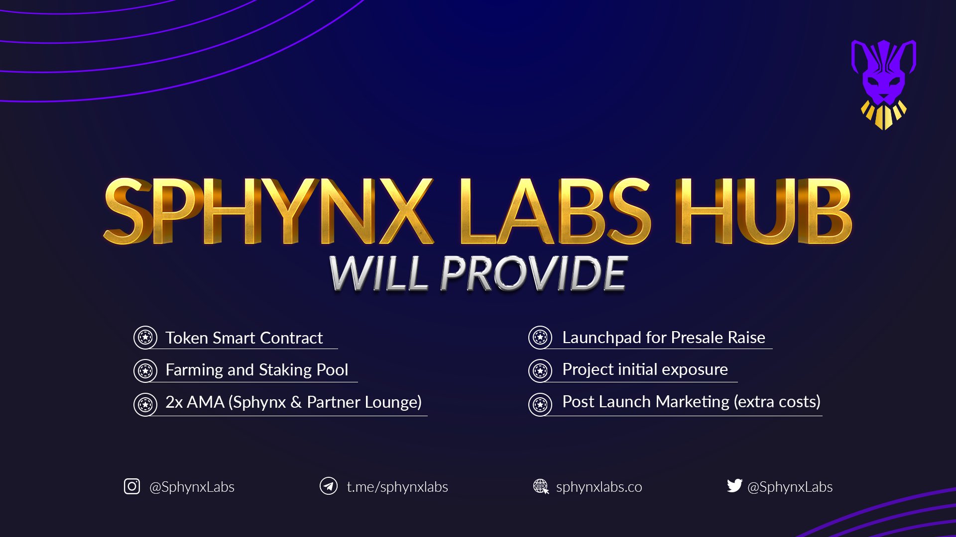 Sphynx Labs on Twitter: "SPHYNX LABS HUB 🔮 Are you ready to see the Sphynx Labs ecosystem grow ...
