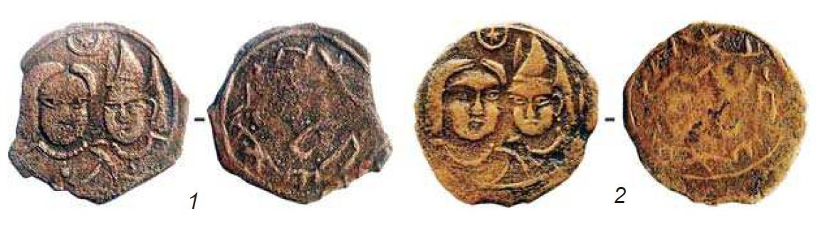 Coins of the Western branch of the 1st Blue Turk dynasty from Tashkent ...