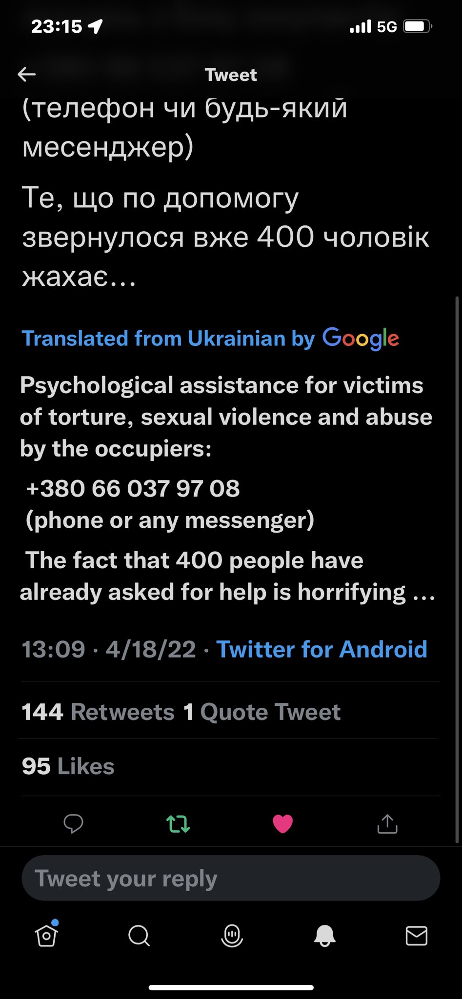 Dr. Patsy B. Evans Ph.D, L.M.H.C., A.P on Twitter: "#Anonymous #Rape #UkrainianWarcrimes we need ...