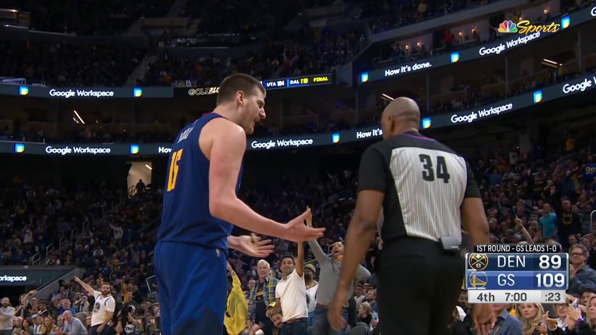 ClutchPoints on Twitter: "Draymond Green waved at Nikola Jokic after his ejection from Warriors ...