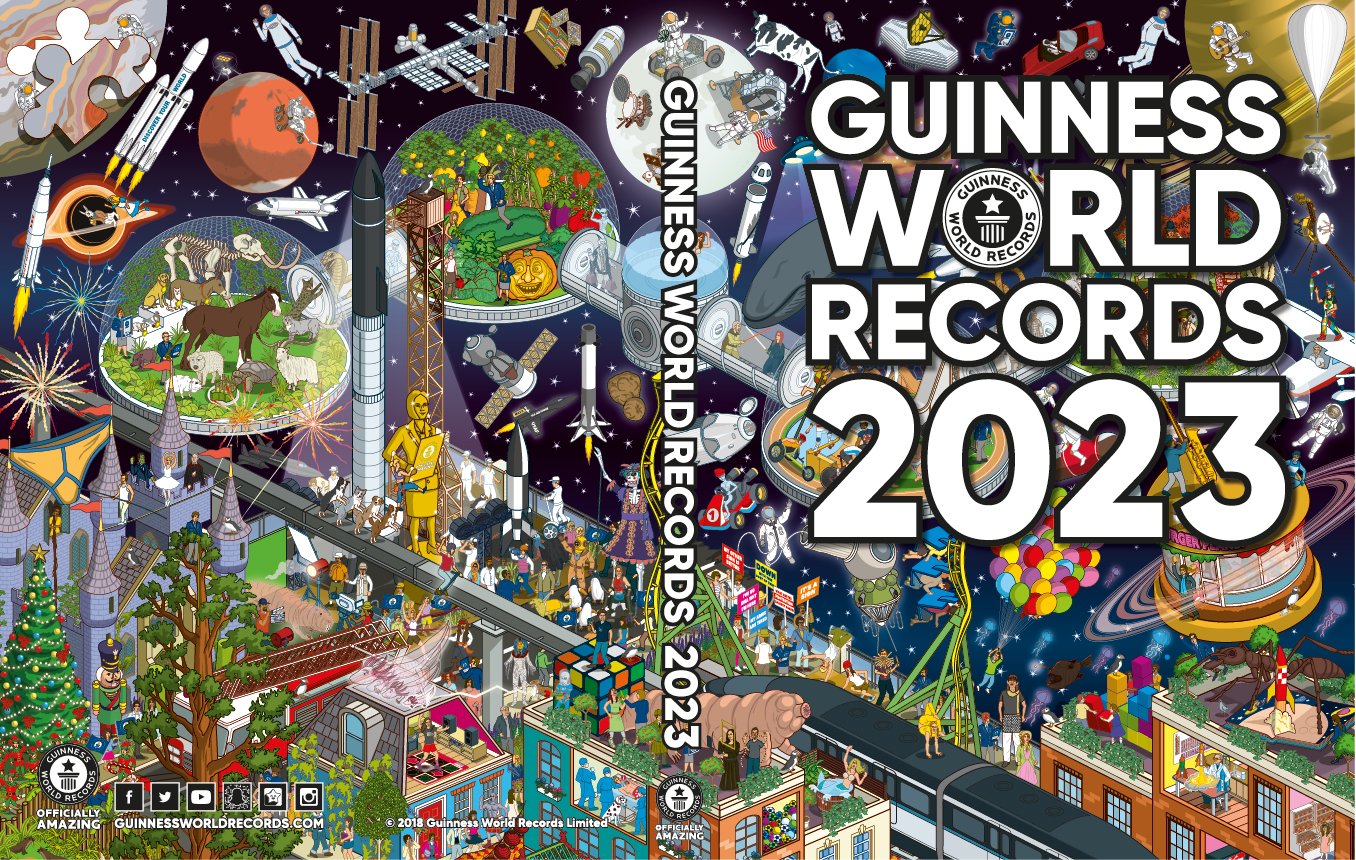 Guinness World Records 2023 Cover Seller Vintage | www.pinnaxis.com