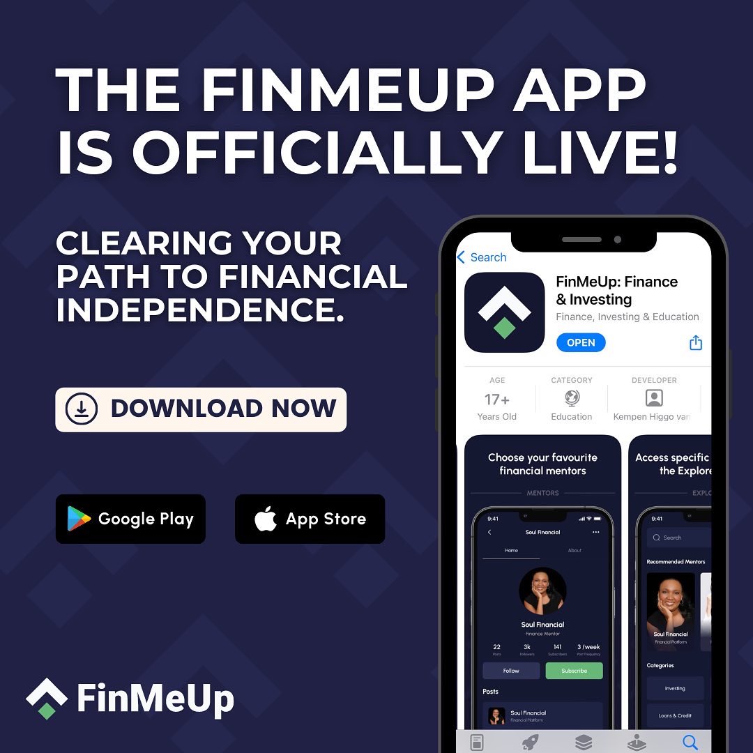 The FinMeUp app is officially live and available to download.🚀 Visit ...