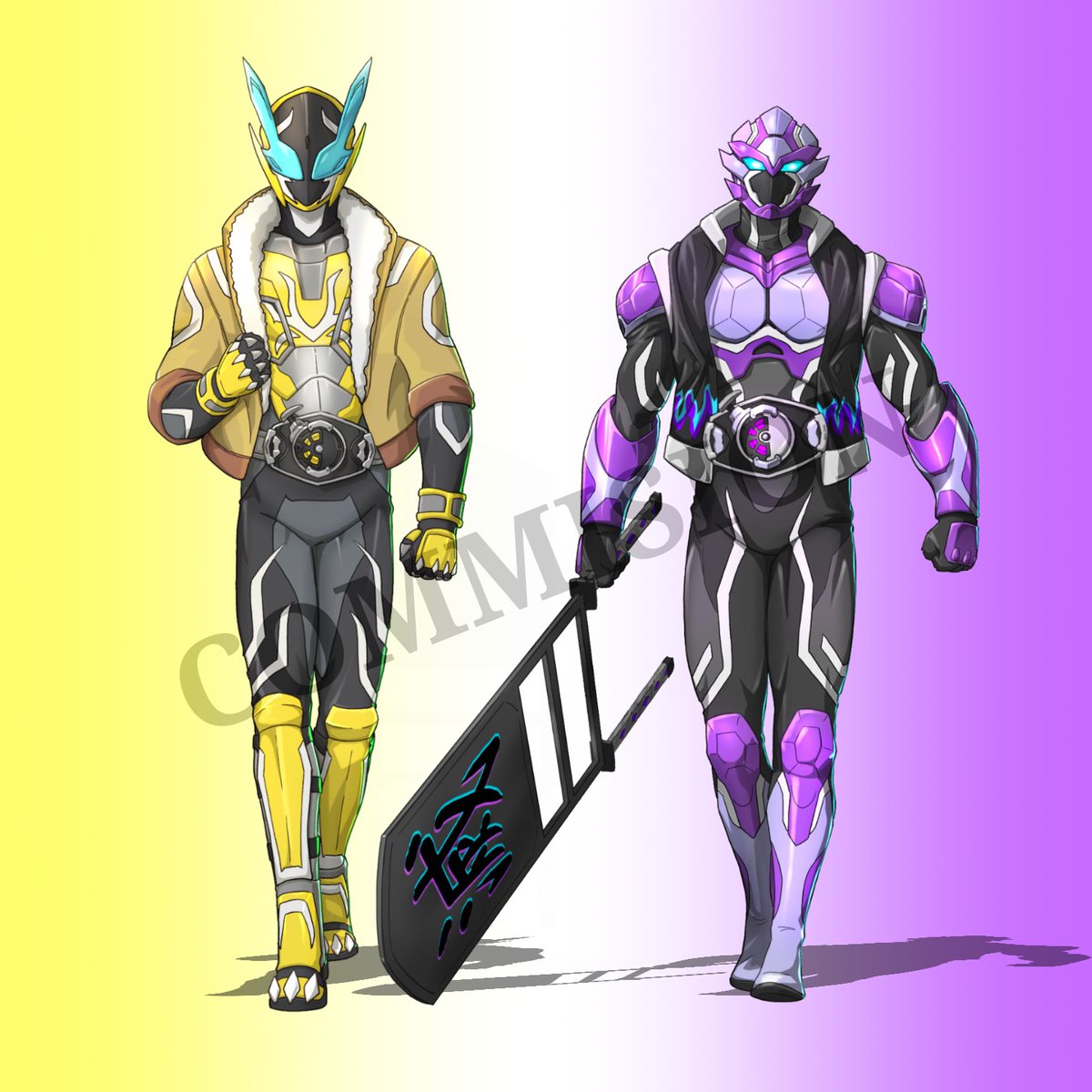 「Tag team rider comms for @GritYoTeeth 」|TO ZEのイラスト