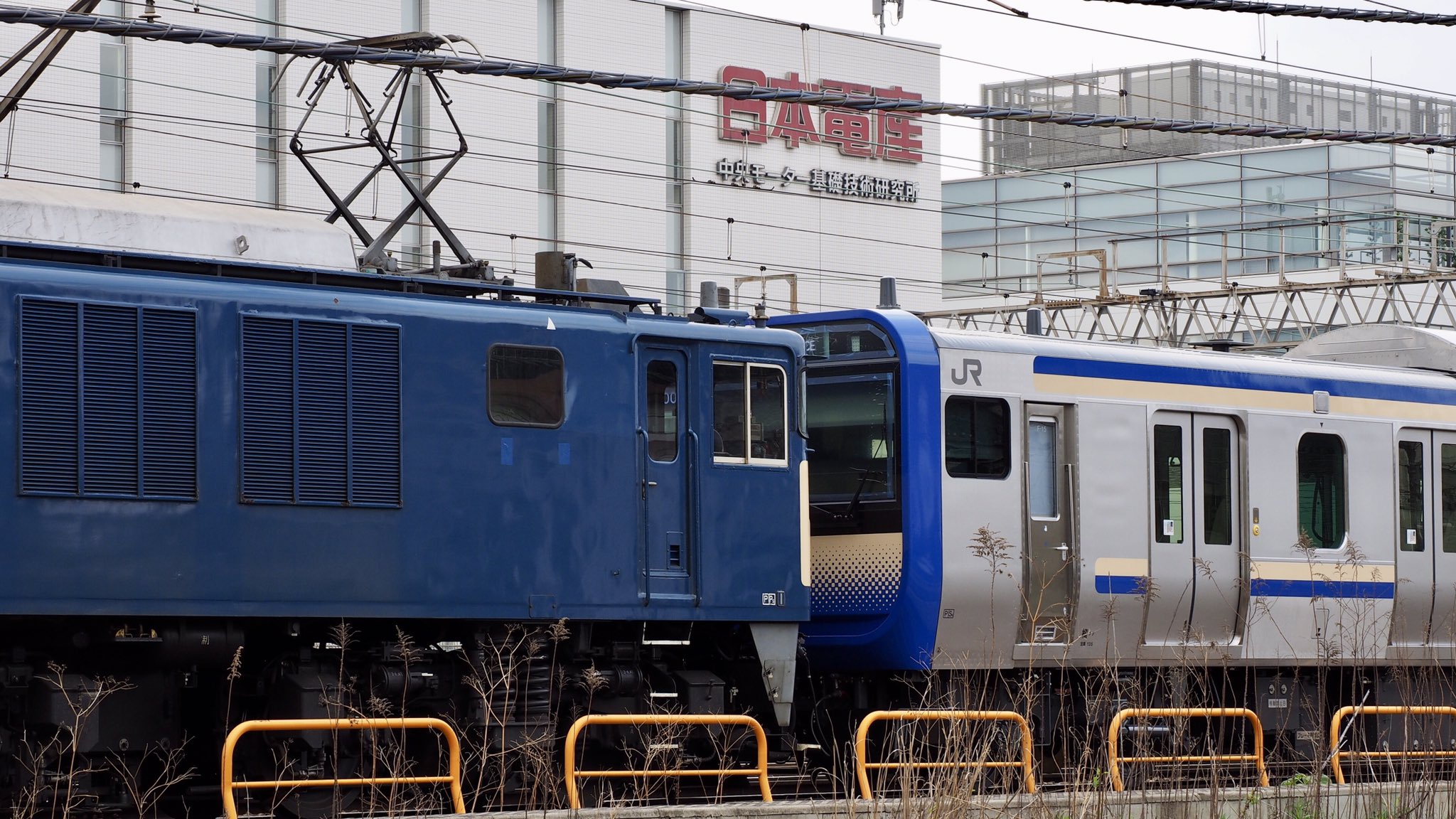 OJゲージ鉄道模型管理局 上野機関区 on Twitter: "2022年4月19日 配9644レ-9645レ EF64 1031 横須賀線 E235系 新津配給 新鶴見信号所 #EF64 # ...