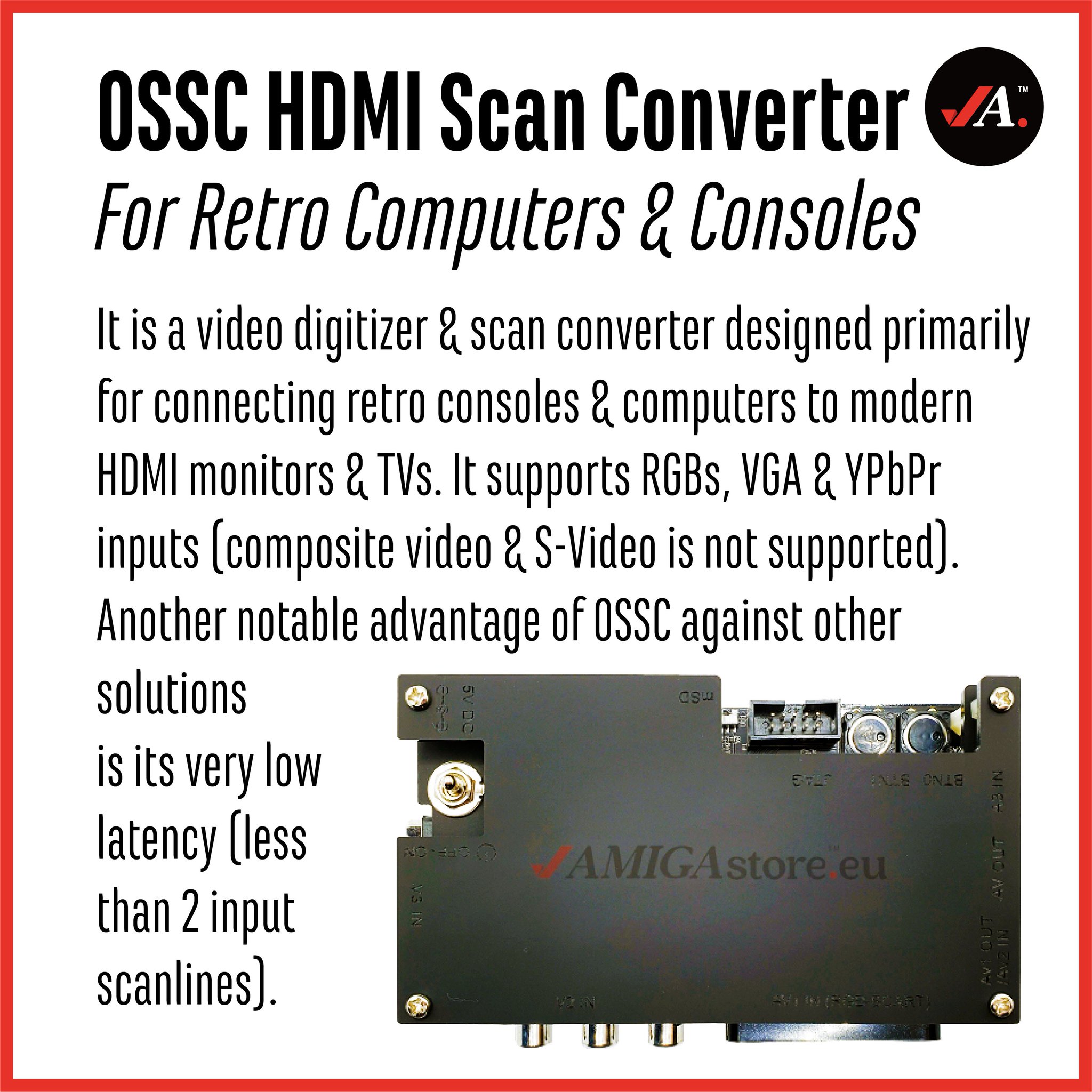 AMIGAstore™ on Twitter: "Video digitizer & scan converter designed primarily for connecting ...