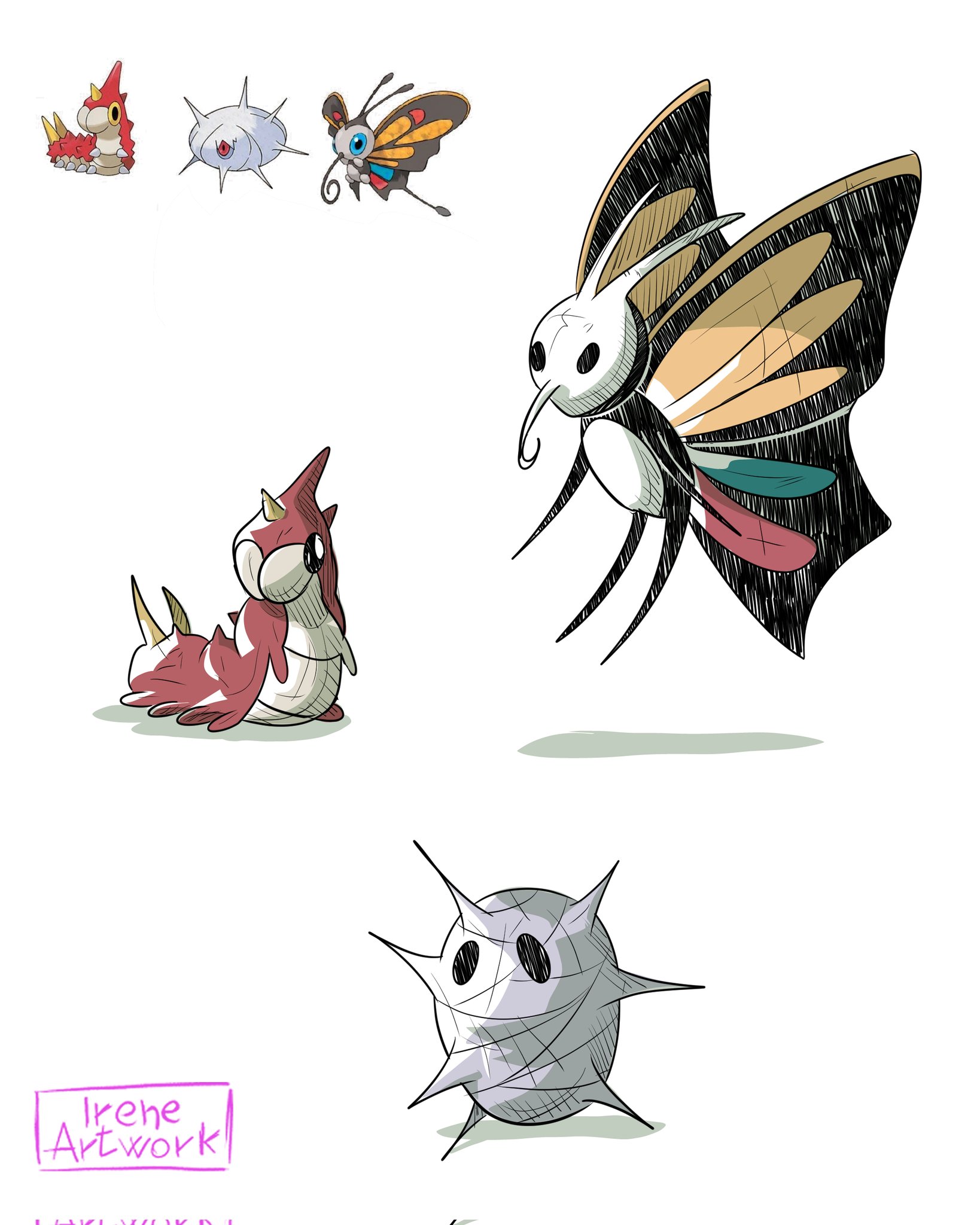 Beautifly Evolution Chart