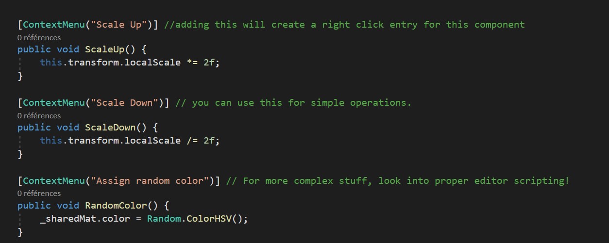 Unity for Games on Twitter: "@AlexStrook Here is the code! This is very useful for a lot of ...