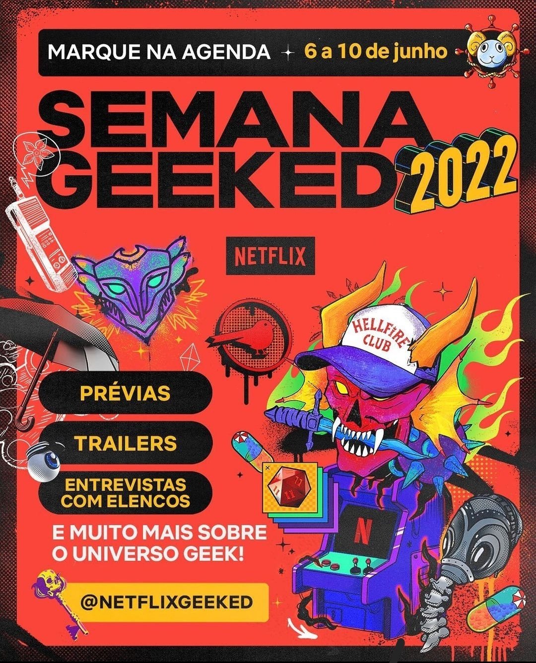 Tudum #NetflixTudum on Twitter: "Senta que lá vem anúncio. SEMANA GEEKED 2022: as primeiras ...