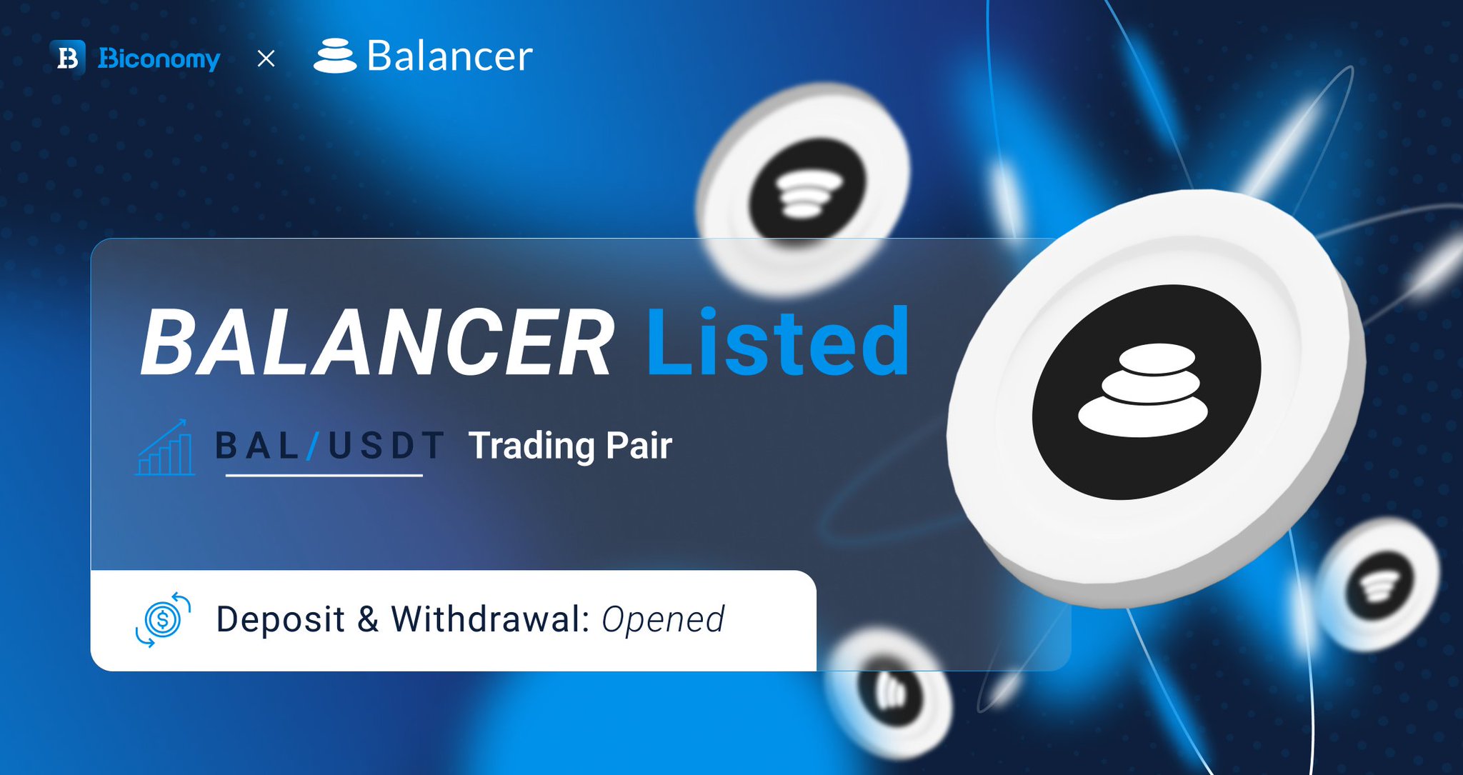 Biconomy Global on Twitter: "🔥New HOT Listing on #BiconomyExchange🔥 @BalancerLabs with $BAL ...