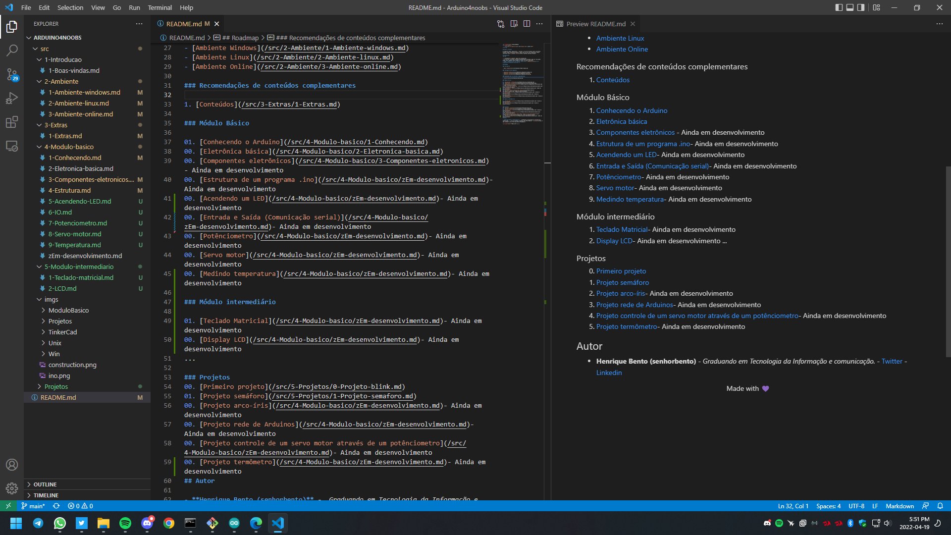Bento Fool Stack Developer on Twitter: "Dica simples sobre markdown, pode ser que você não saiba ...