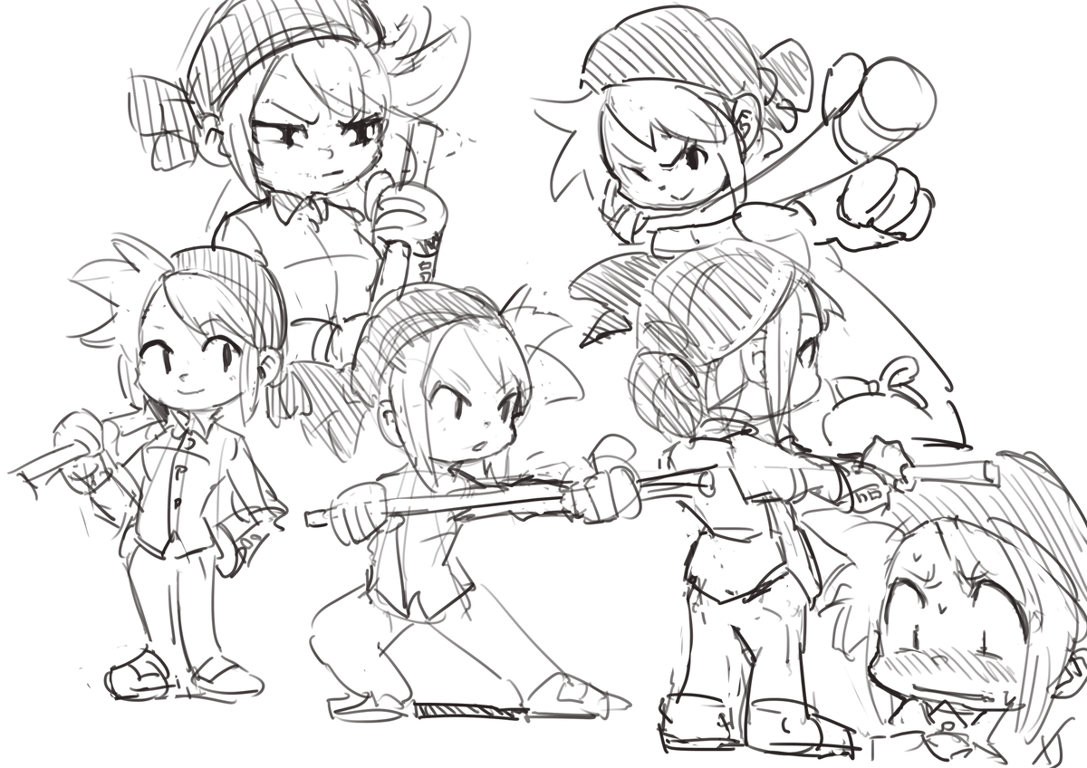 「棒使いちゃん(オリジナル) 」kesuta @Skeb On leaveの漫画