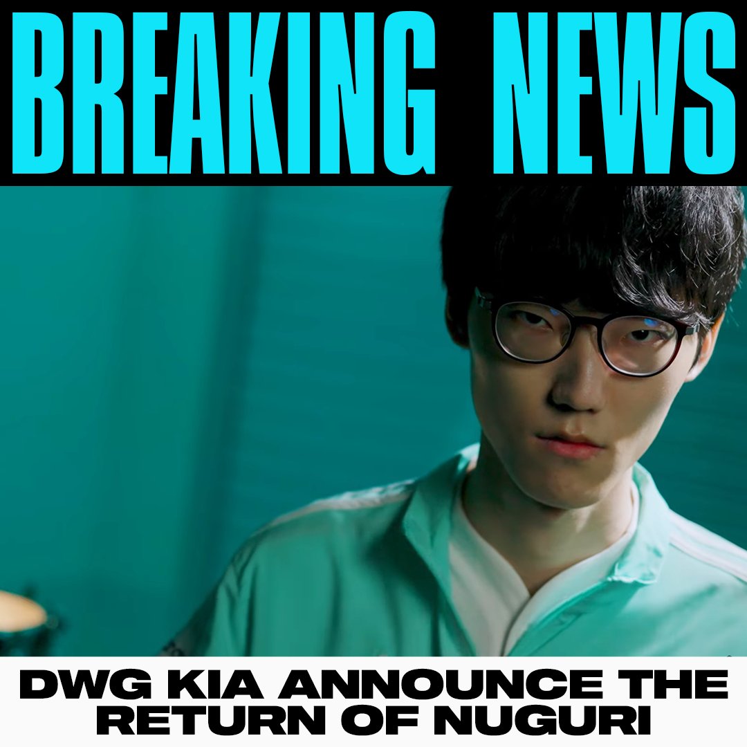 LoL Esports on Twitter: "NUGURI IS BACK #LCK https://t.co/KIWoVuk0EW" / Twitter