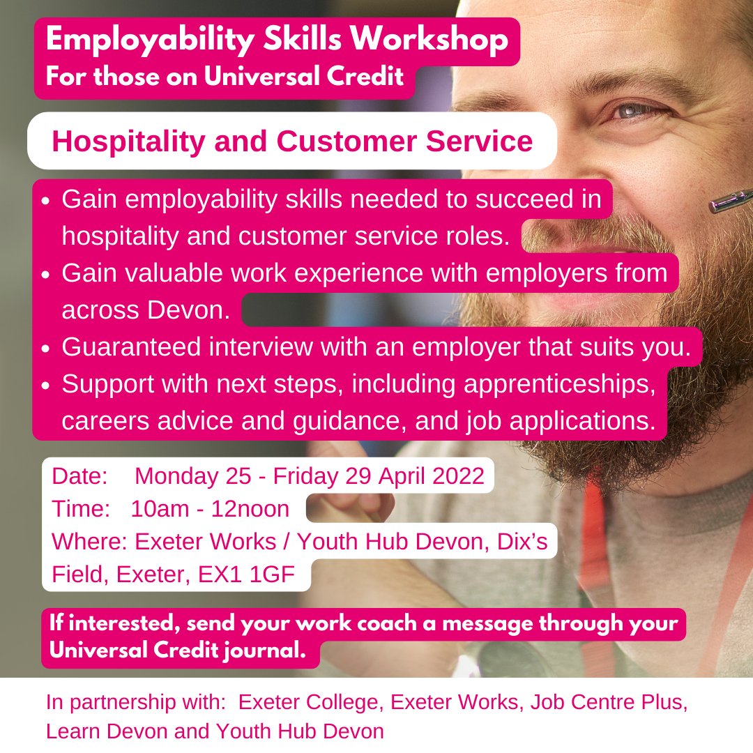 Skills Launchpad - Devon on Twitter: "Employability Support Sessions for those on universal ...