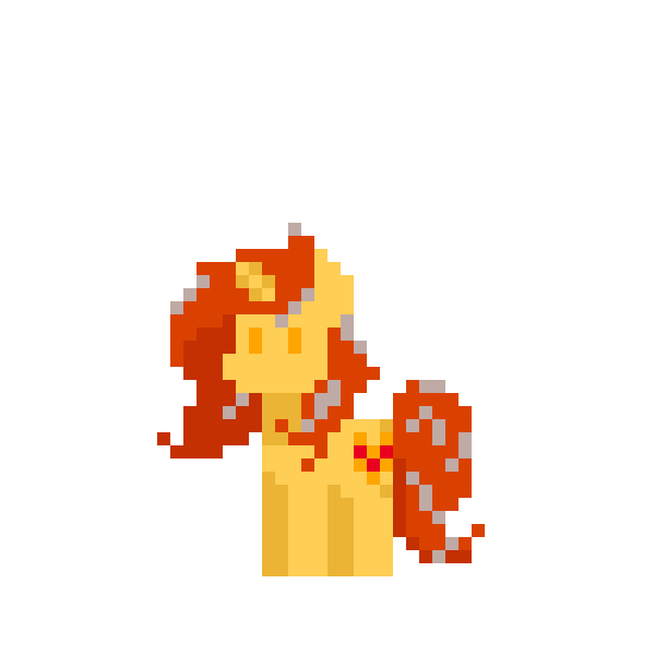 Simple Pixel Art My Little Pony