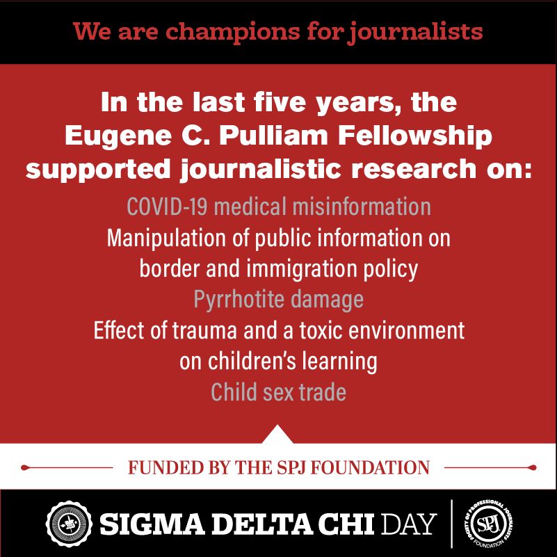 Society of Professional Journalists on Twitter: "The Eugene C. Pulliam Fellowship for Editorial ...