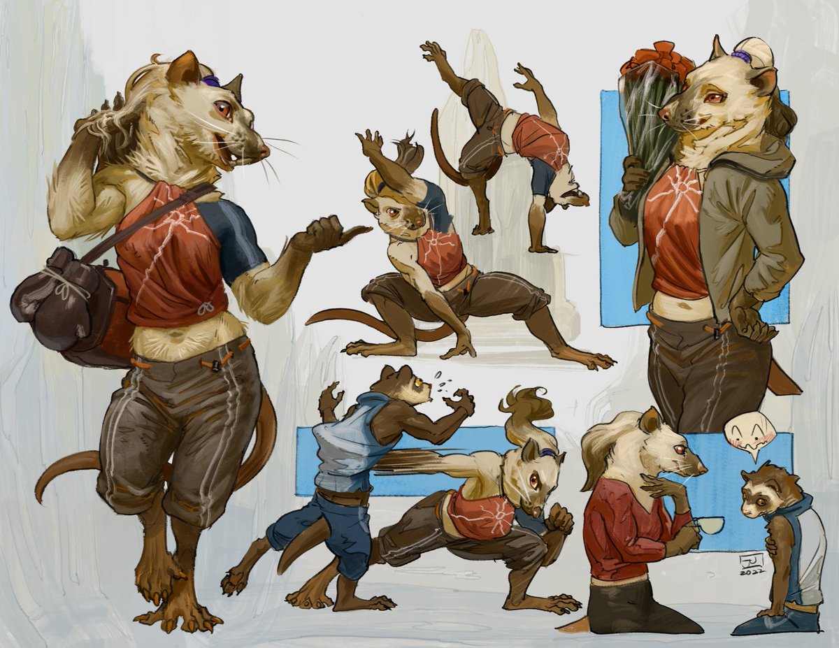 「Metra🐀, a well-trained boxer who finds 」|Sinto_Jのイラスト