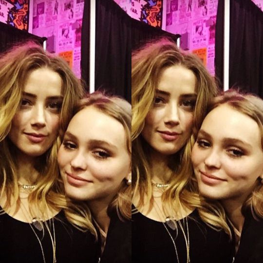 Lily Rose Depp Amber Heard