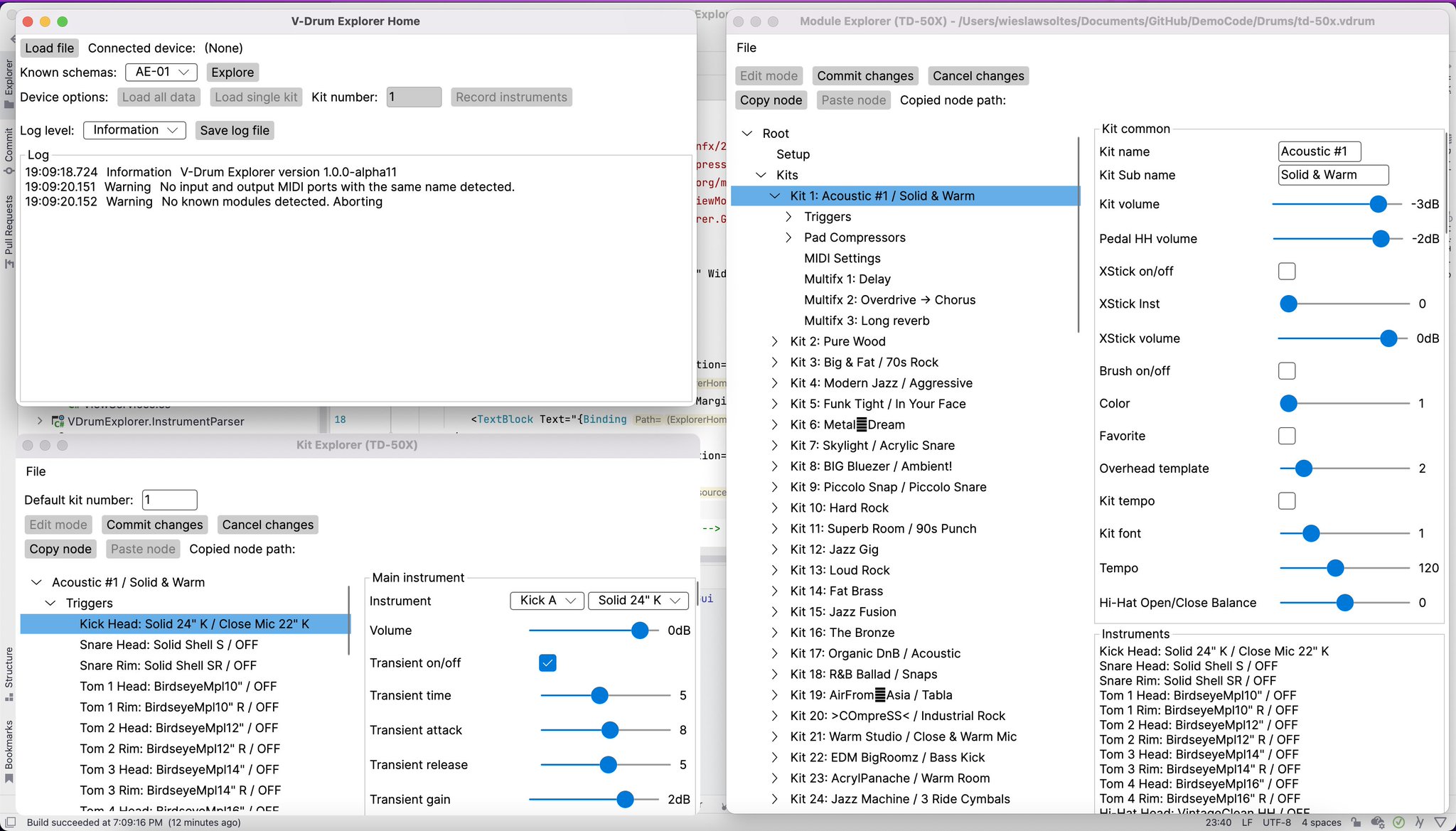 Wiesław Šoltés on Twitter: "V-Drum Explorer app by @jonskeet running on macOS M1 Mac natively ...