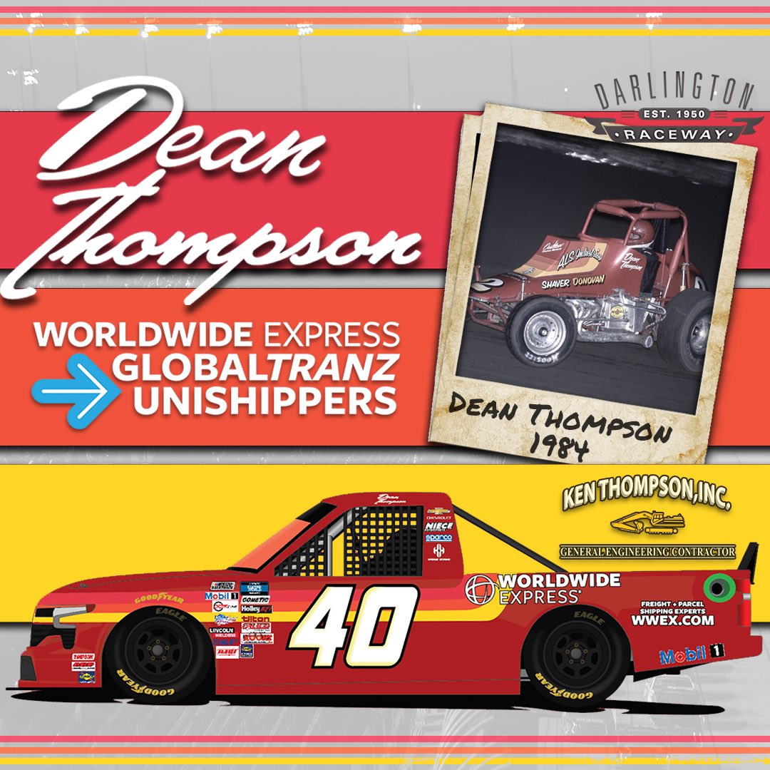 Dean Thompson to throwback to sprint car racer Dean Thompson at ...
