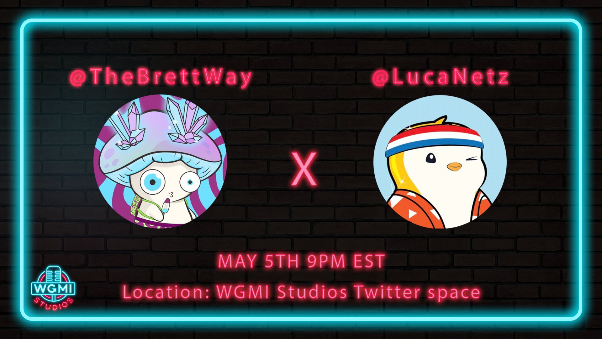 WGMI Media on Twitter: ".@thebrettway will be hosting a twitter space on @WGMI_Studios with ...