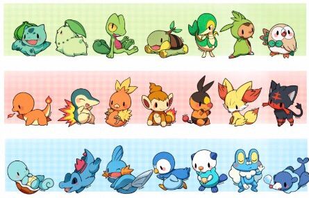 Pokemon Cute Starters