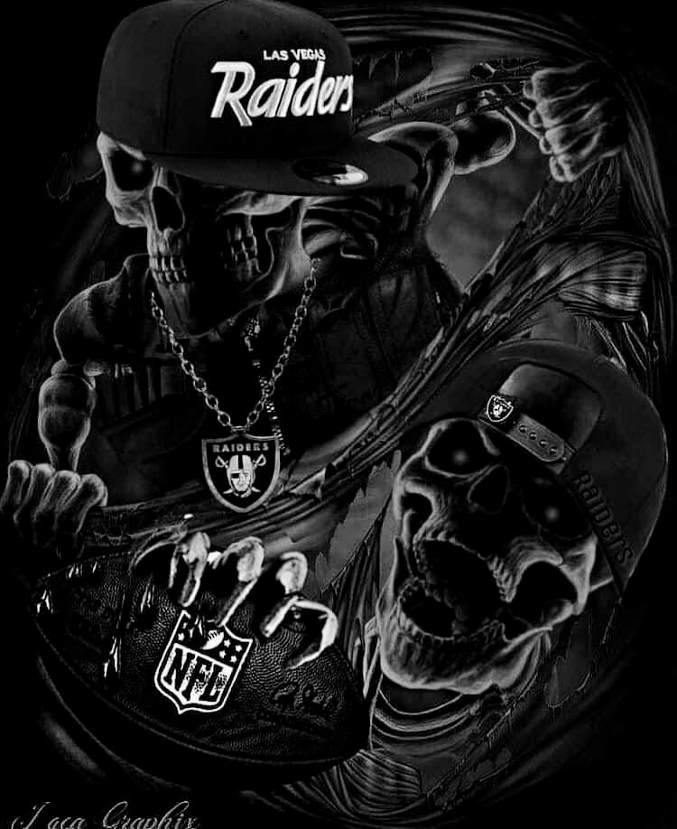 Oakland Raiders Skull Wallpaper