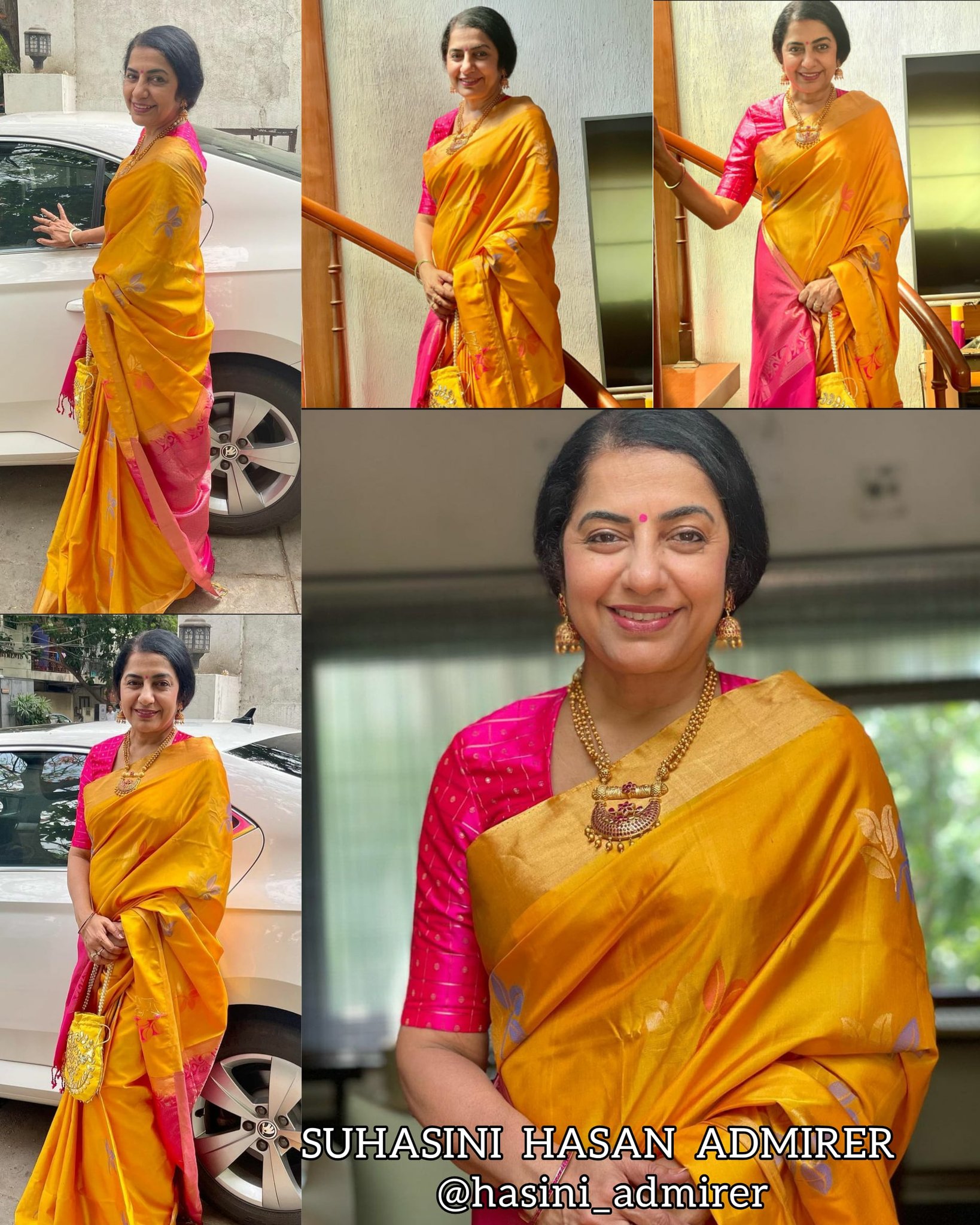 Suhasini In Saree
